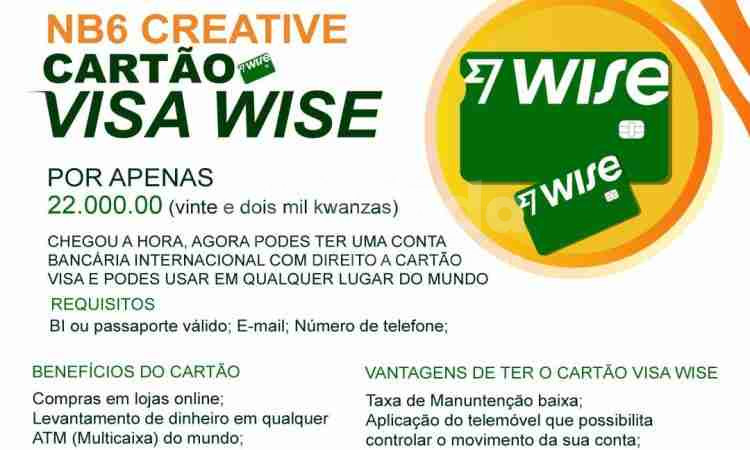 Conta visa internacional Wise - Quitanda