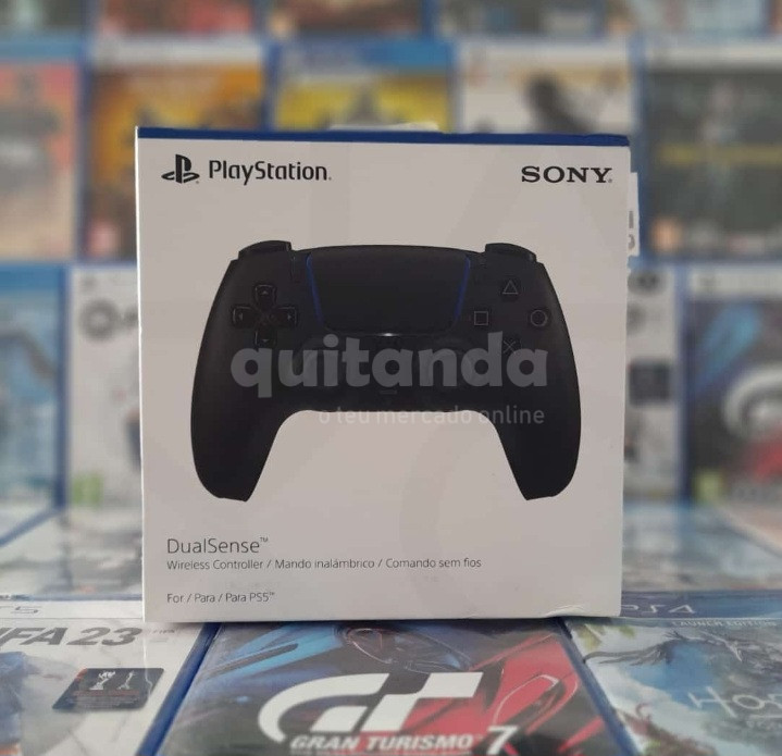 Comando: DualSense Playstation 5 (PS5) Wireless - Preto - Quitanda