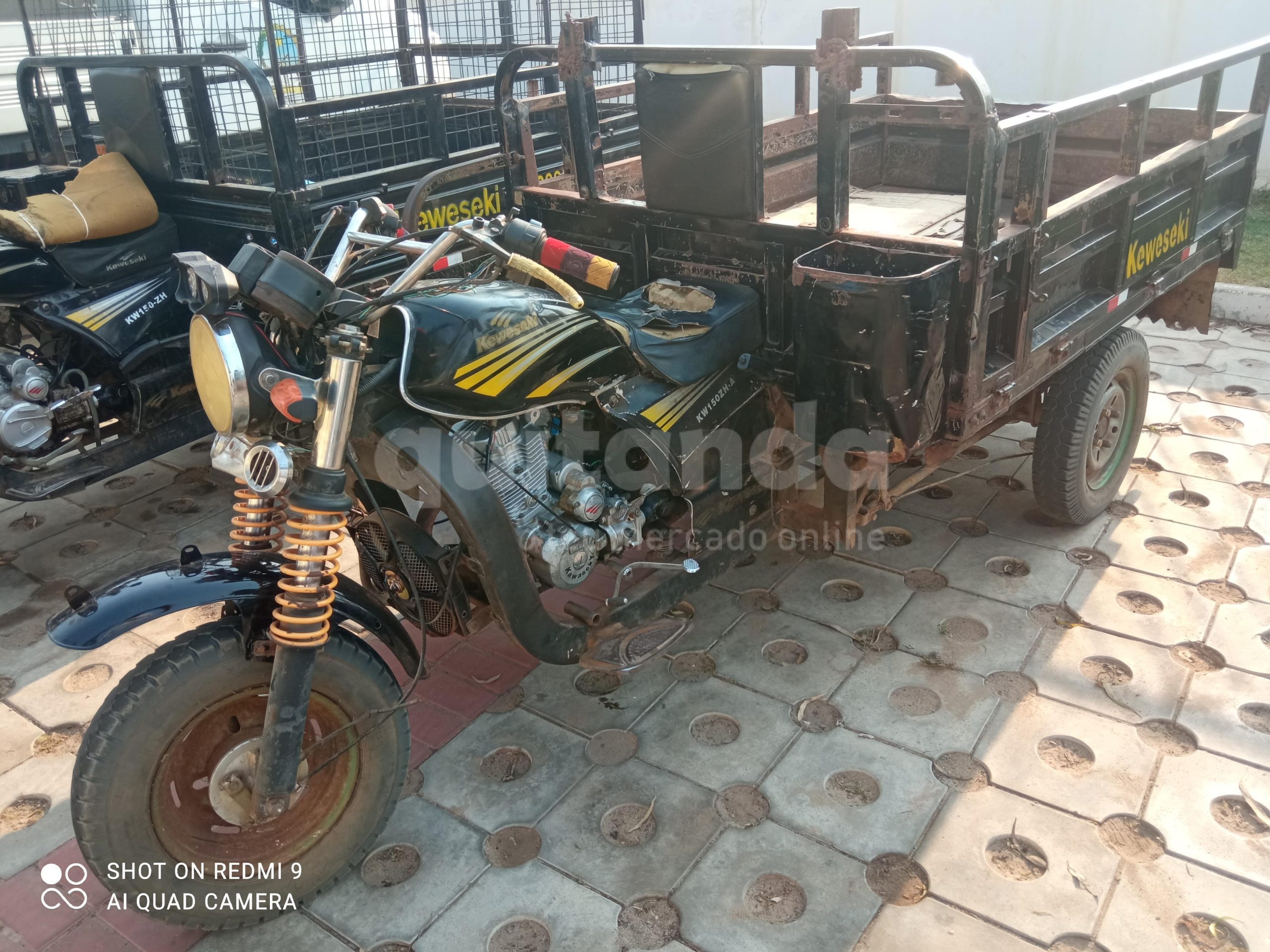 Moto Kawasaki 3 Rodas - Quitanda